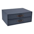 Bigso Birger - Drawer cabinet - 2 drawers - A4/Letter - canvas blue ...