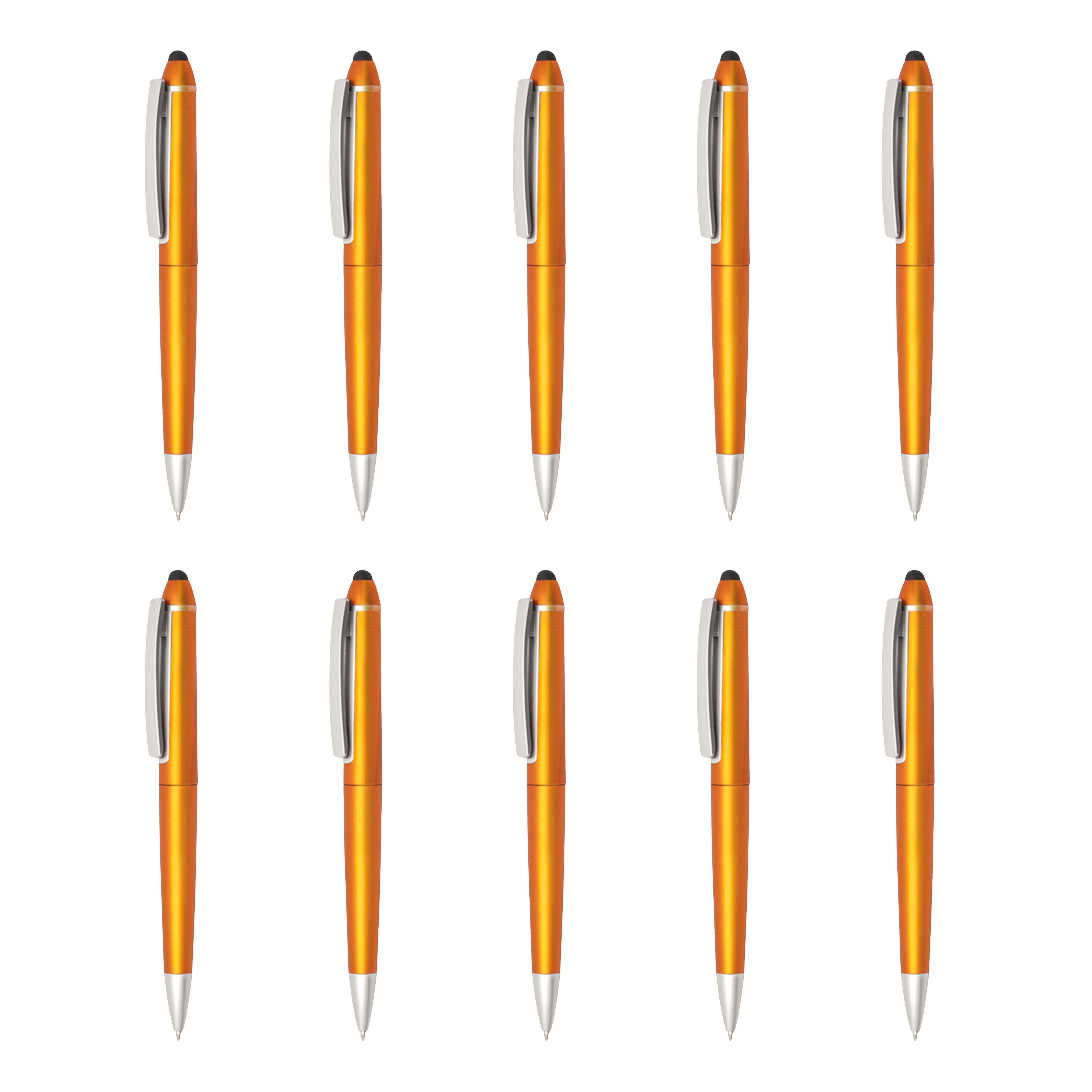 10 Gillette Twist Action Plastic Stylus Pens Pack - Plastic, Twist ...