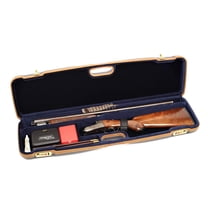 Negrini 1605 Hunting Shotgun Case 30.5" Navy/Tan Leather - Walmart.com