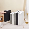 6Pcs Decorative Books for Home Decor Books for Bookshelf Linen Covered ...