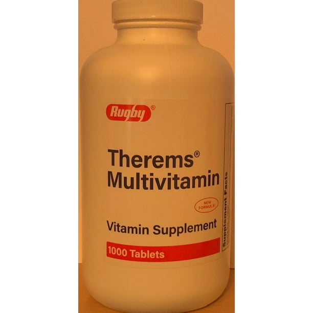 Therems Multivitamins Vitamin Supplement 1000 Count - Walmart.com
