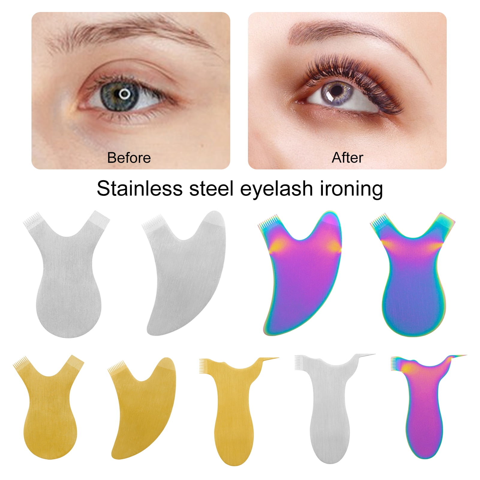 Zioy Eyelash Brush Compact Size Reusable High Strength Portable Easy ...