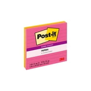 Post-it Extreme Notes, 3" x 3", Assorted Colors, 3 Pads - Walmart.com