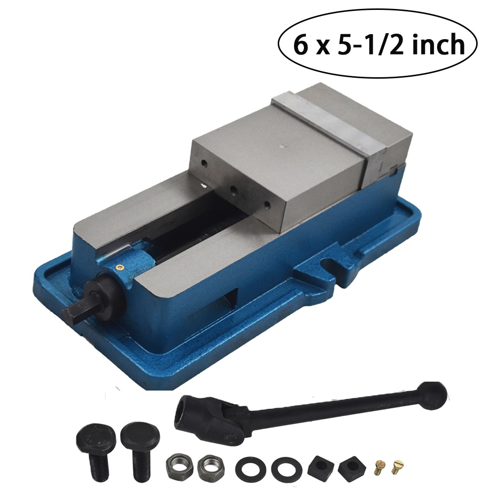 6 x 5-1/2 inch Precision Mill Vise without Base Fit for Milling Shaping ...