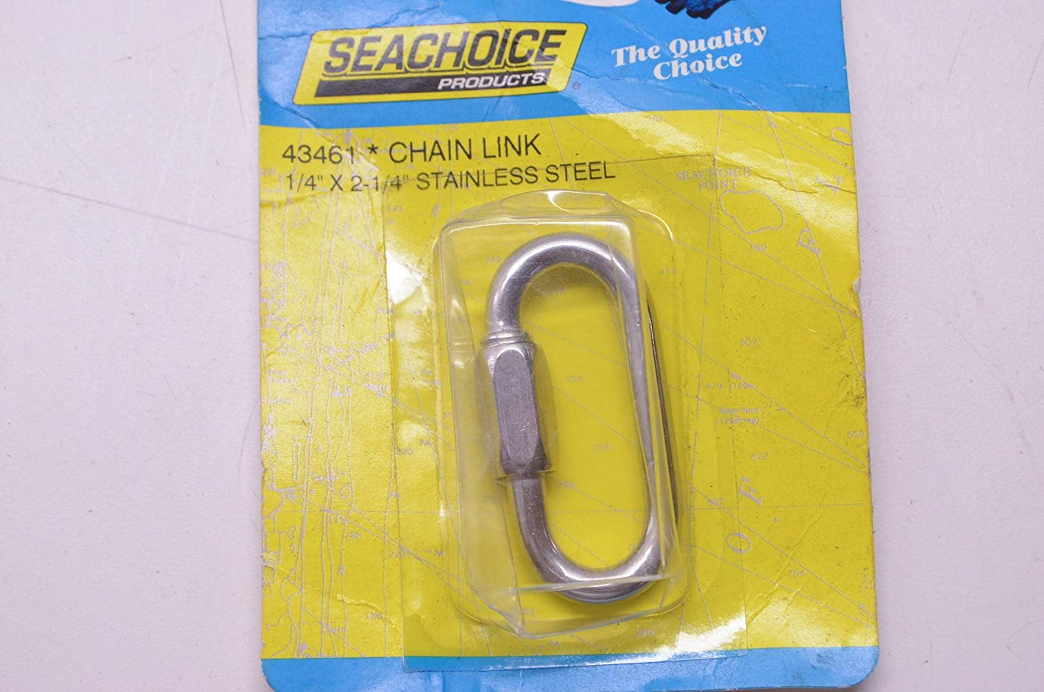 SEACHOICE Chain Link Stainless Steel 1/4 in, 2-1/4 in. - Walmart.com