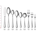 Bead Pattern 18/0 Stainless Steel Bouillon Spoon, 6.3-Inch, Set of 12 ...