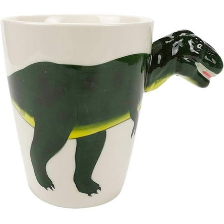 HTCM T-REX Dinosaur Ceramic Art Mug Hand-Painted Tyrannosaurus Rex 3D ...