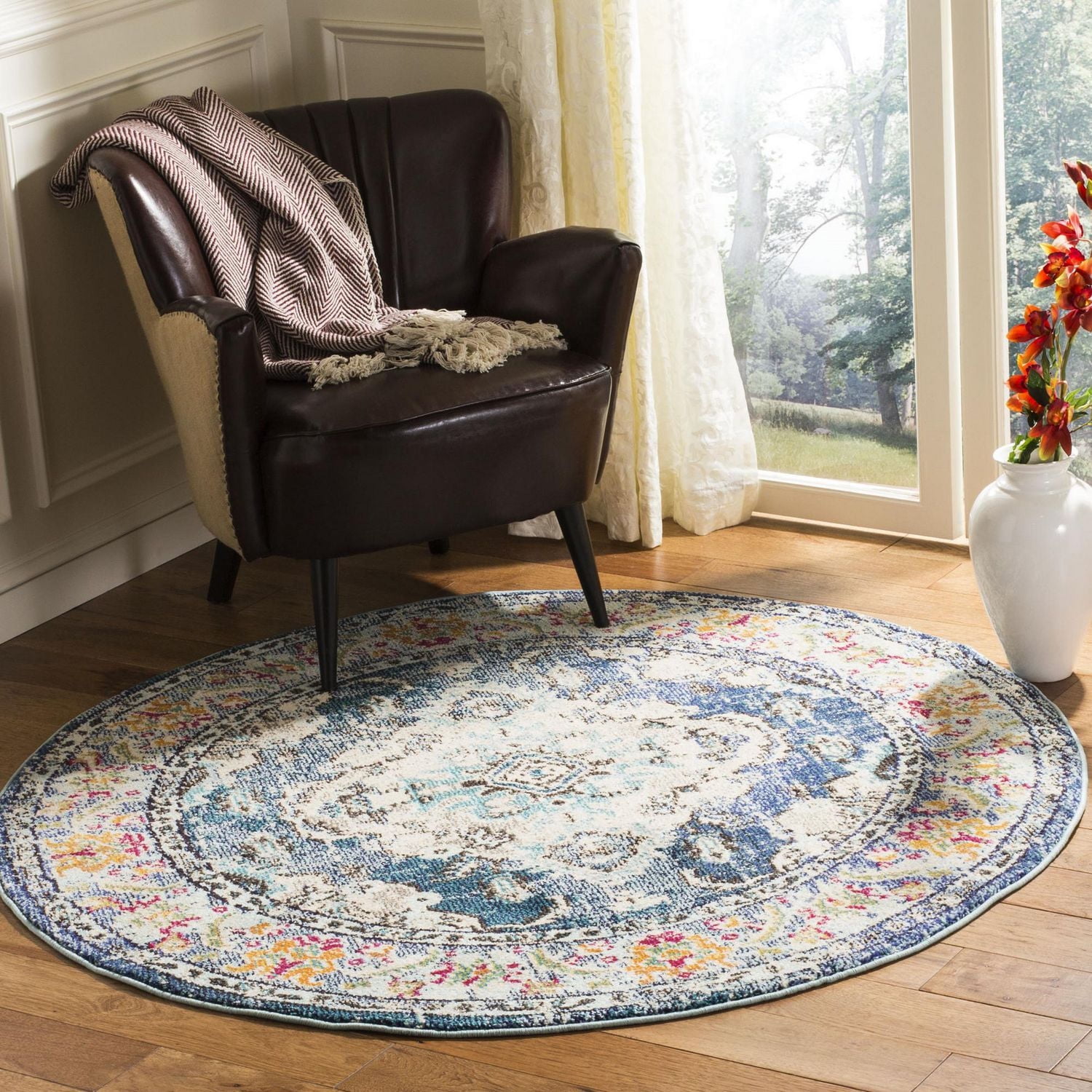 Click here for Safavieh Monaco Toria Traditional Area Rug 3 X 3 R... prices