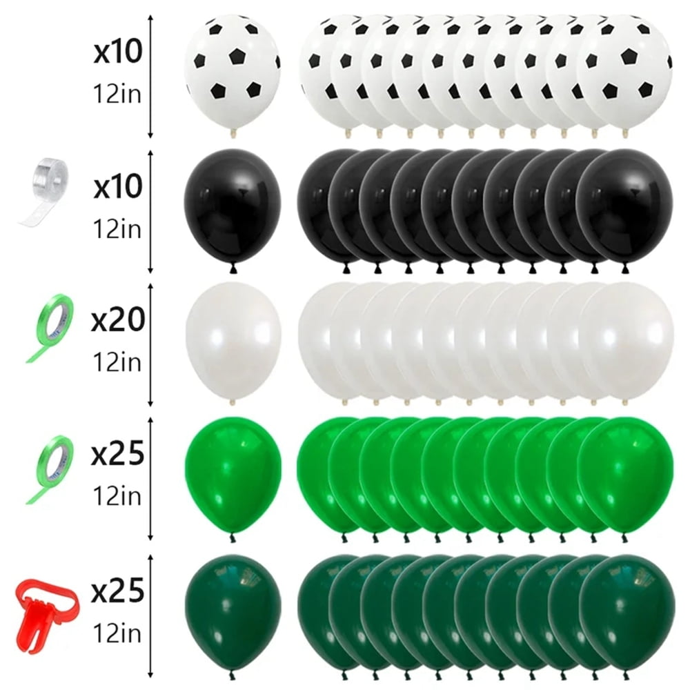 Buy SPECOOL Soccer Party Balloons Arch Kit Soccer Balloon Party ...