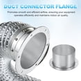 Uxcell Duct Connector Flange (6.3", Silver) - Galvanised Steel Round ...