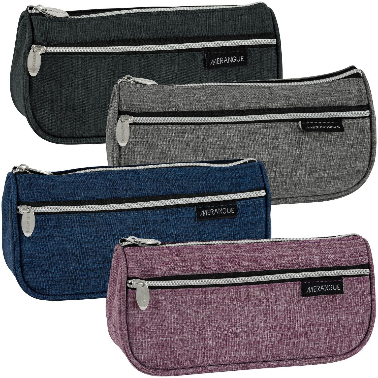 Click here for Merangue Fabric Pencil Case  Dual Compartment  Ass... prices