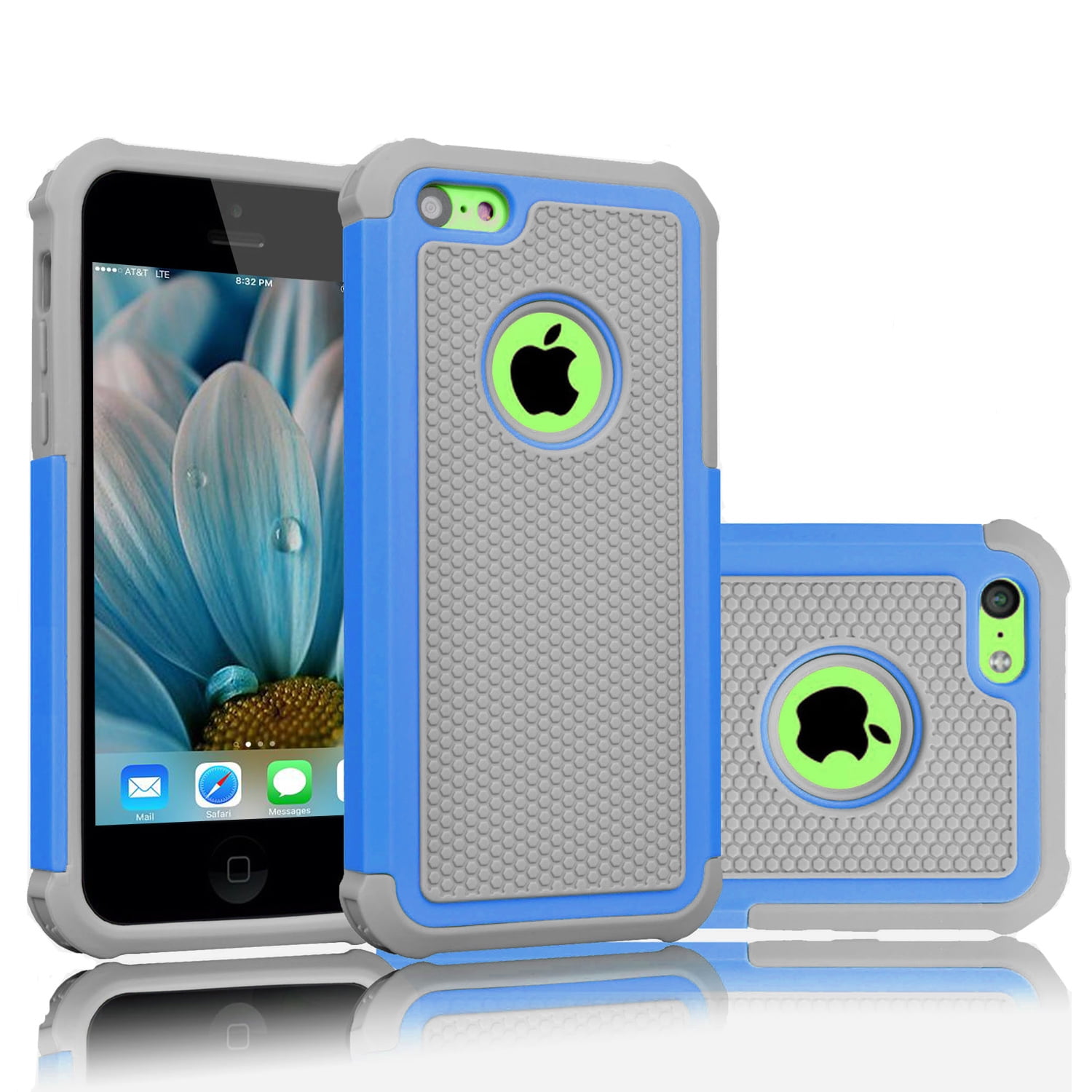 iPhone 5C Case, Tekcoo(TM) [Tmajor Series] Shock Absorbing Hybrid ...