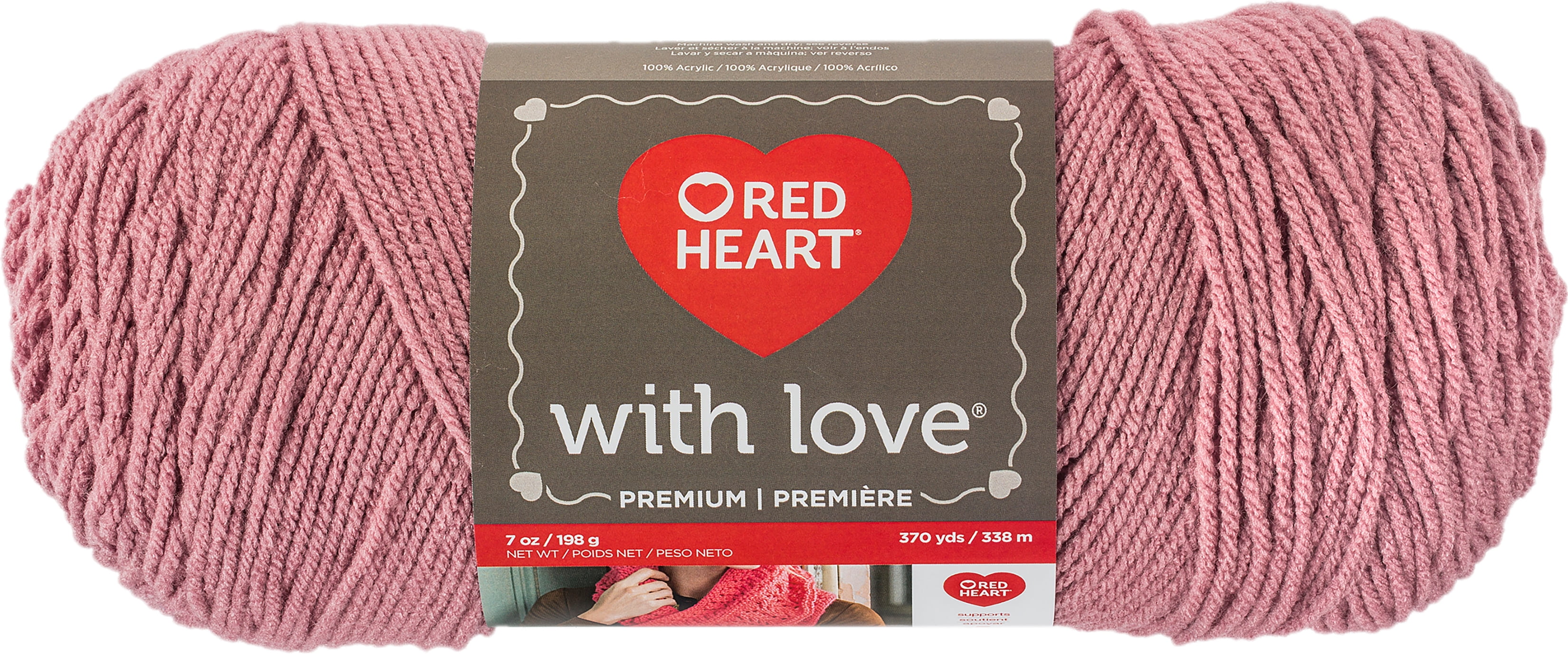 Red Heart With Love Yarn-Cameo - Walmart.com