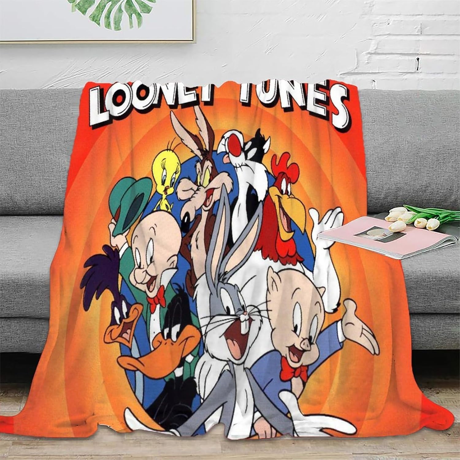 Click here for Officials Tv Sofa Flannel Blanket Throw 3d Bugs Bu... prices