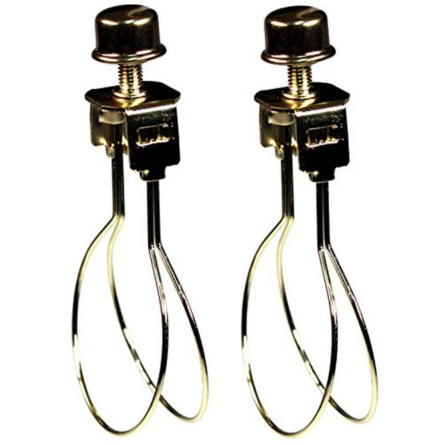 Creative Hobbies 2 Pack -Lamp Shade Light Bulb Clip Adapter Clip on ...