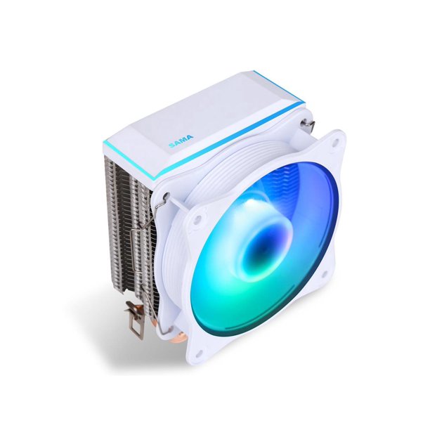 SAMA KA200DW RGB CPU Air Cooler with 9cm PWM fan,4 Copper Heat Pipes ...