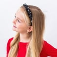 FROG SAC 3 Pearl Headbands for Girls, Satin Braided Head Bands for Kids ...