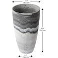 Algreen 43429 Acerra 12 Inch Diameter x 20 Inch Tall Curved Yard and ...