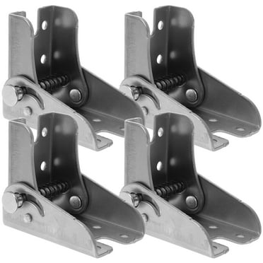 4Pcs Self Locking Hinge Strong Bearing Capacity Iron Folding Hinge Table Leg Brackets Folding ...