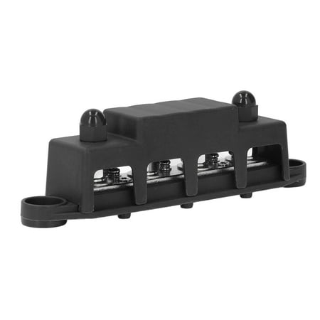 4 Stud Heavy Duty Bus Bar Box Module M8 Terminal Studs Battery Junction ...