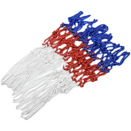 Heavy-duty basketball net replacement, red, white and blue standard ...