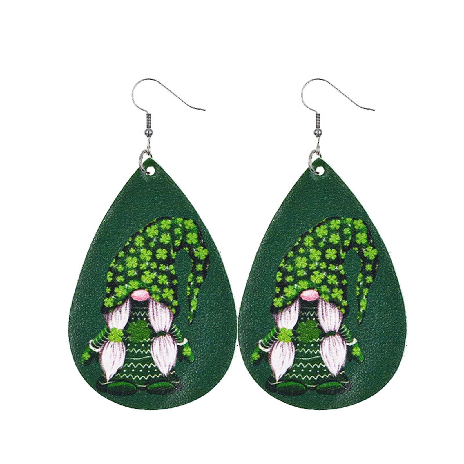 Click here for Pisexur Stud Earrings For Mom Girls St. Patrick Ea... prices