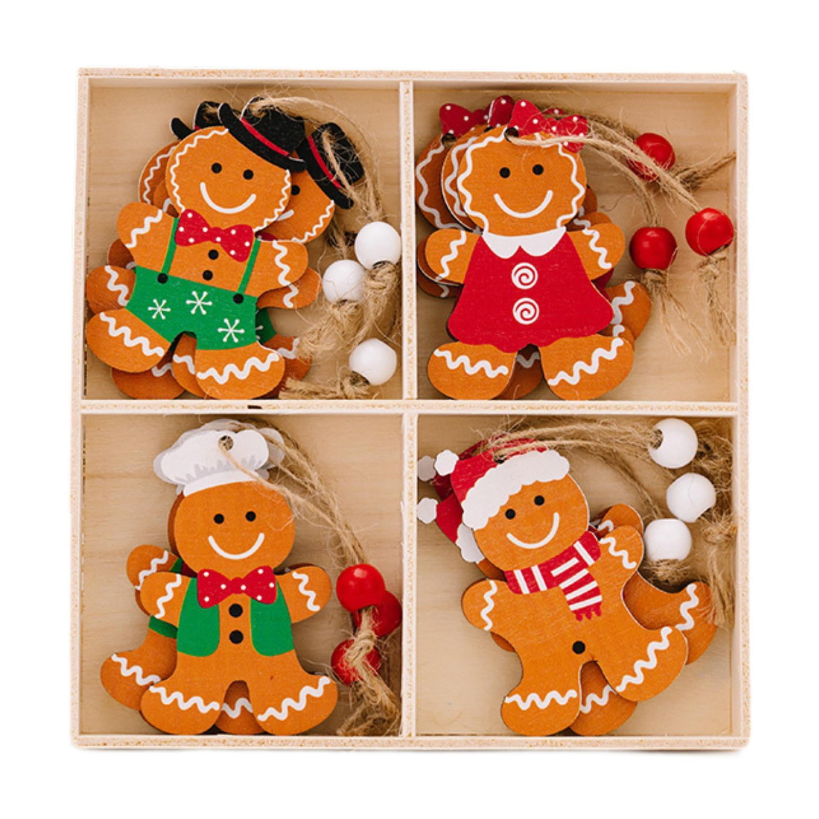 Click here for Jifeng 12 Pieces Christmas Gingerbread Man Ornamen... prices