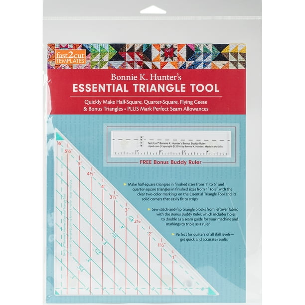 C&T Publishing fast2cut Bonnie Hunter's Essential Triangle T- - Walmart.com