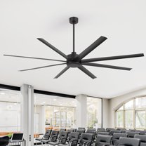ALKAFY 65 inch Contemporary Ceiling Fan - 9-Blade, 6-Speed DC Motor ...