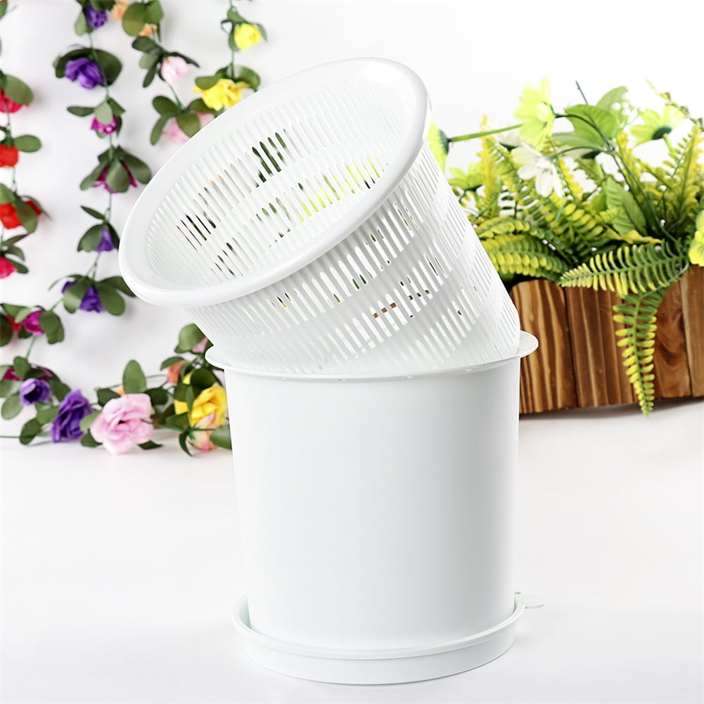Plastic Planter Pot Orchid Pots with Holes Mesh Net Orchid Planter ...