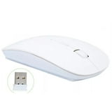 The Perfect Part 2.4GHz USB Wireless Optical Mouse, Slim White, for Mac ...