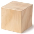 6 Pack: Unfinished 3" Wooden Craft Pieces - Blank Wood Square Block by ...