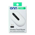 Onn+ Wireless Travel Mouse White with 3 Buttons, Scroll Wheel, 1600 DPI ...