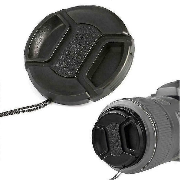 52mm Center Pinch Snap On Front Lens Cap Cover for Canon Nikon With ...