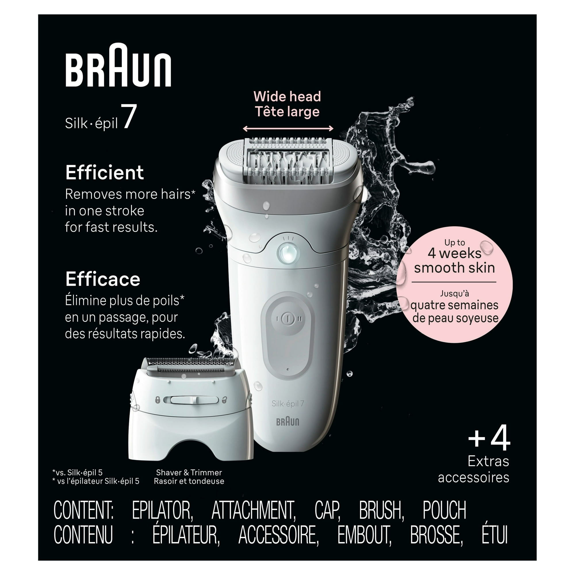 Click here for Braun Silk-Épil 7 Epilator  Wet And Dry  Wide Head... prices