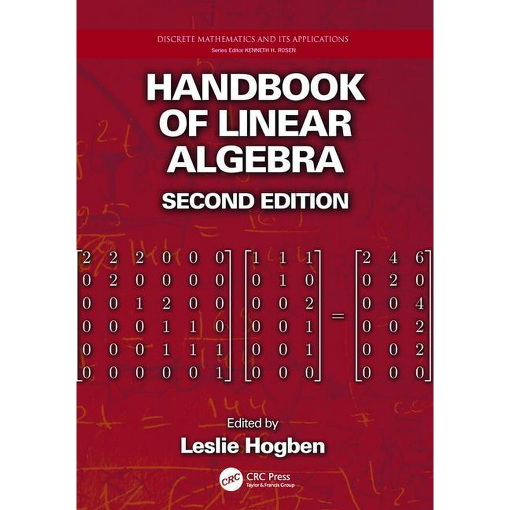 Discrete Mathematics And Its Applications Handbook Of Linear Algebra Edition 2 Paperback