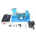 Mini Motorized Lathe Machine Metal Woodworking Hobby Teaching DIY Tool 36W - Walmart.com