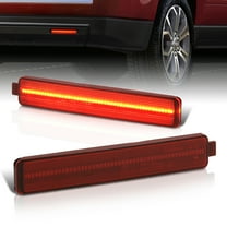 AJP Distributors Red Lens LED Rear Bumper Reflector Tail Lights Brake ...