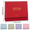Small Desktop Calendar Flip, Standing Table Calendar, SSNTSY Calendar ...