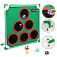 Battle Golf Game Set - Golf Chipping & Cornhole Game for Adults with 20 ...
