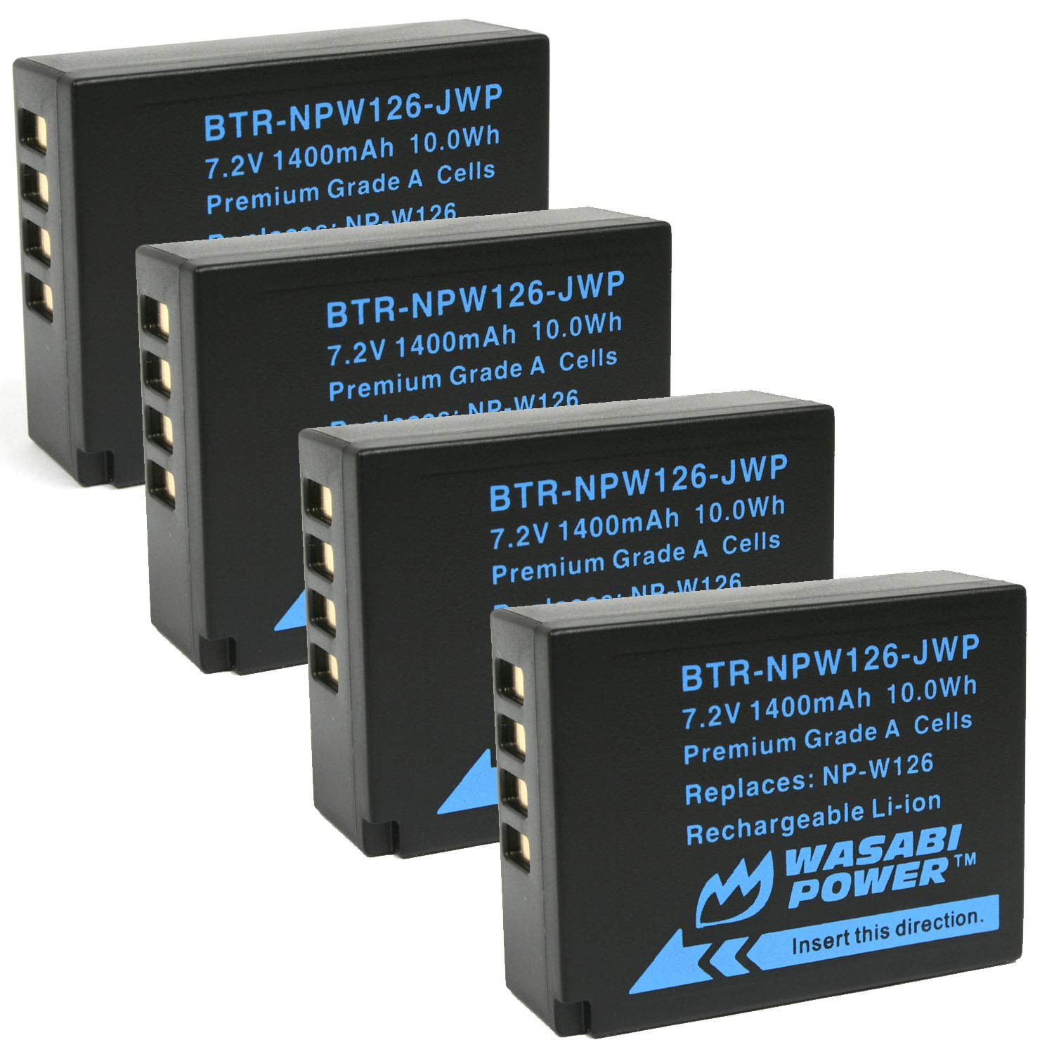 Click here for Wasabi Power Battery (4-Pack) For Fujifilm Np-W126... prices