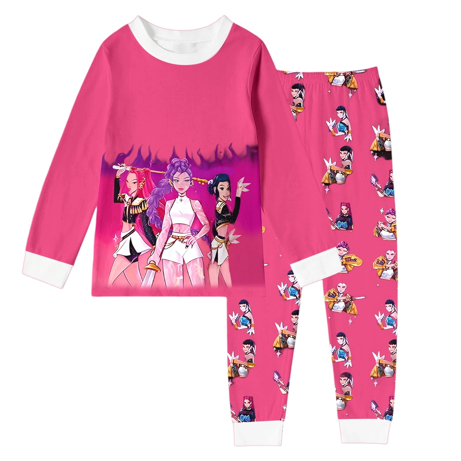 Popular Theme Clothes Demon Hunters Print Toddler Girls Halloween ...