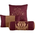 Chezmoi Collection Royal Luxury Jacquard Floral Comforter Set ...