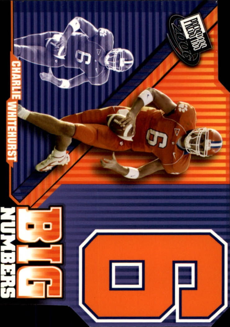 2006 Press Pass Big Numbers #BN4 Charlie Whitehurst NFL Football ...