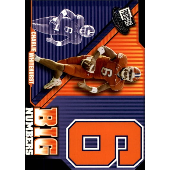 2006 Press Pass Big Numbers #BN4 Charlie Whitehurst NFL Football ...