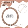 6M Copper Beading Wire for Jewelry Making Long-Lasting Plated with ...