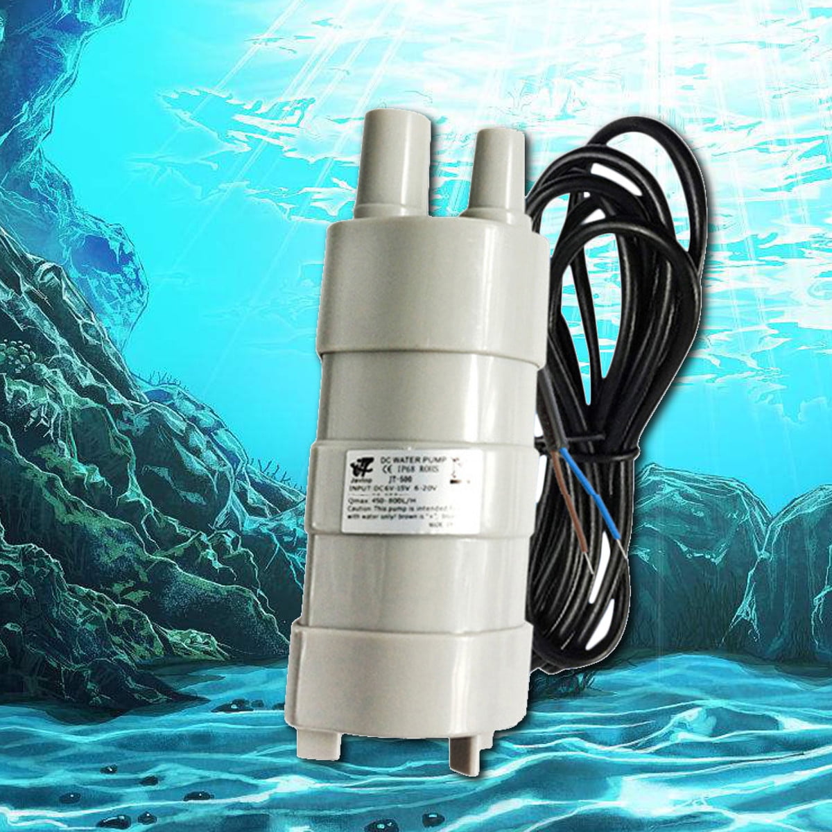 DC 24V 600L/H 5M High Flow Submersible Water Pump Fish Tank Swimming ...