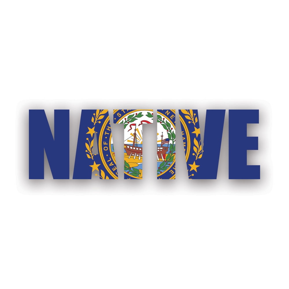 New Hampshire Native Sticker Decal - Self Adhesive Vinyl - Weatherproof ...