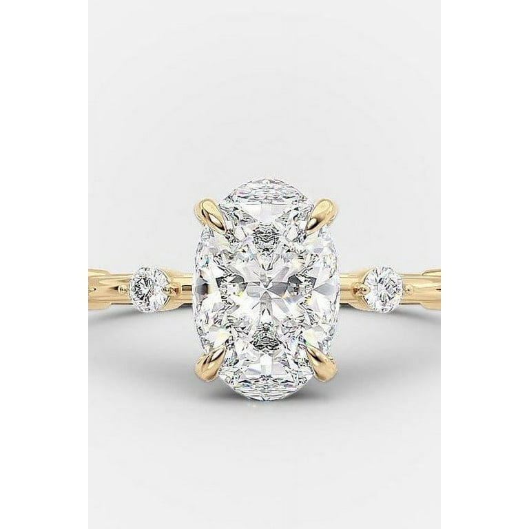 SAVEARTH 1 CT Lab Created Diamond SAVEARTH 1 CT Lab Created Moissanite ...