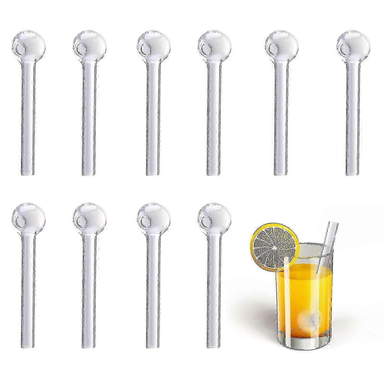 Click here for Chenyihong 10 Reusable Glass Straws Eco-Friendly D... prices